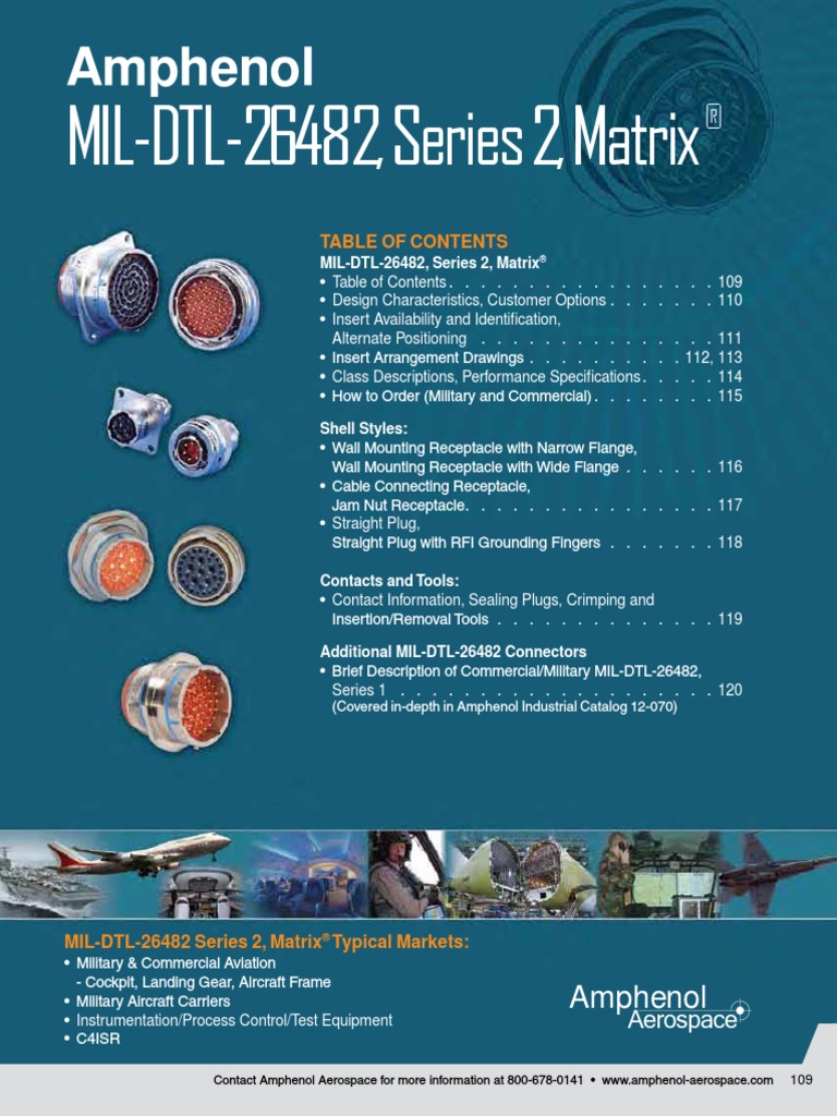 Mil DTL 26482 PDF | PDF | Electrical Connector | Equipment