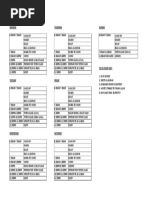 Time Table 2025 | PDF