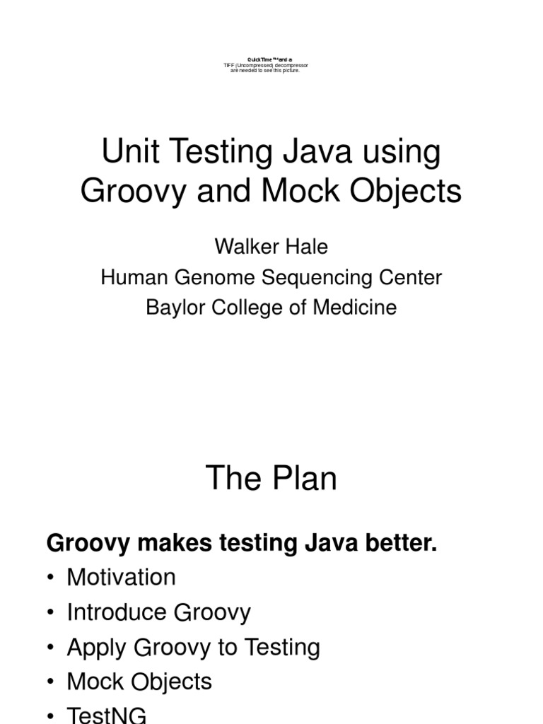 Testing Java Using Groovy Download Free Pdf Unit Testing Java Programming Language 4470