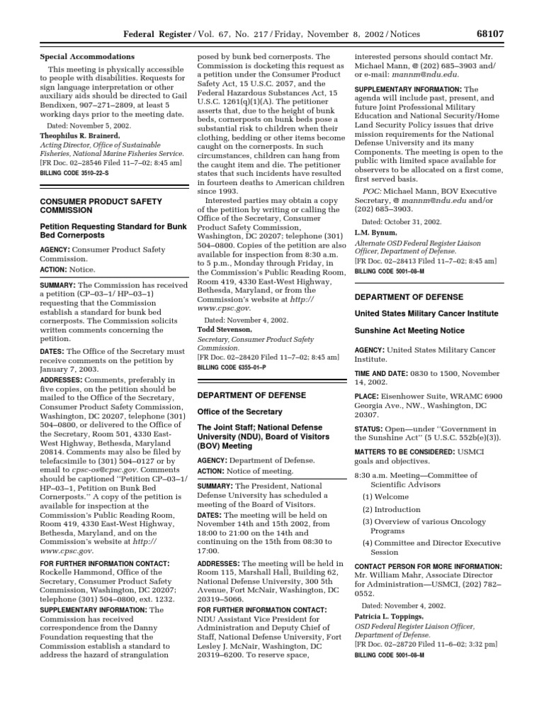 Federal Register-02-28413 | PDF | Law