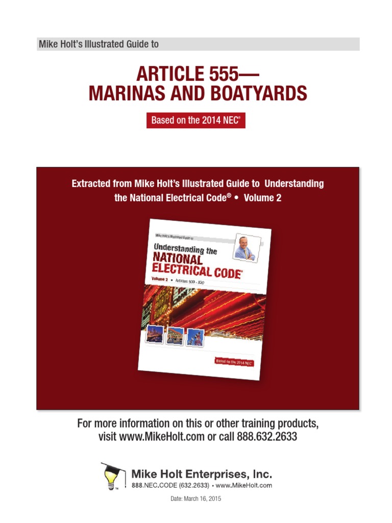NEC Article 555 | PDF | Ac Power Plugs And Sockets | Electrical Connector