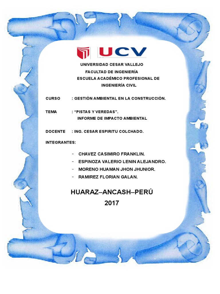 Caratula Ucv | PDF