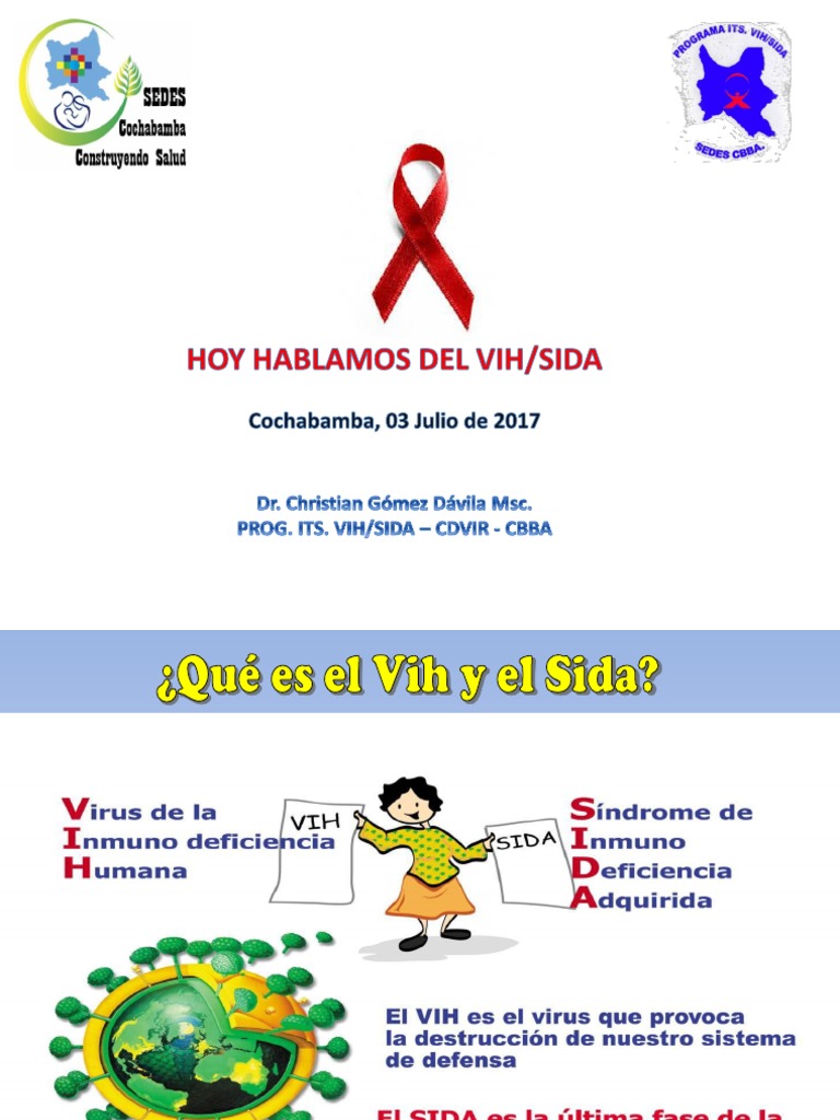 Presentacion Vih-Sida | PDF | VIH / SIDA | Reproducción humana