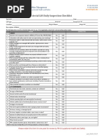 10.boom Lift Inspection Checklist | PDF