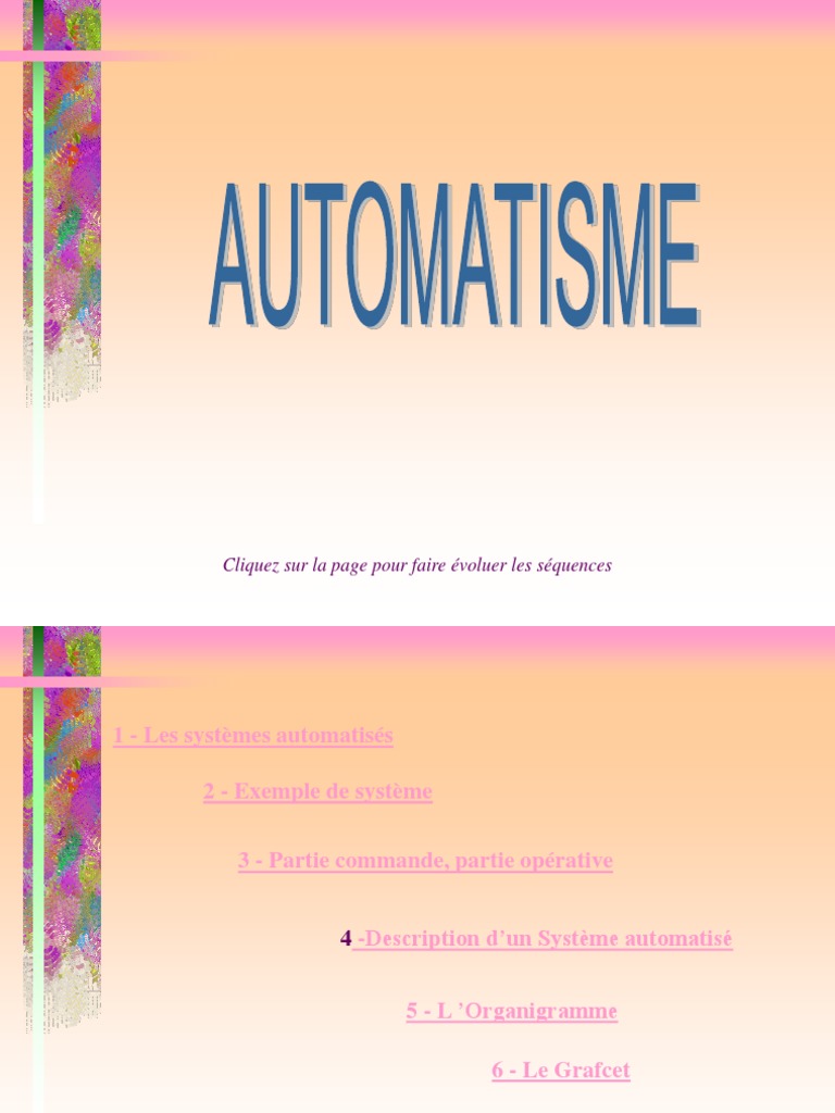 Introduction aux Systèmes Automatisés | PDF | Capteur | Lumière