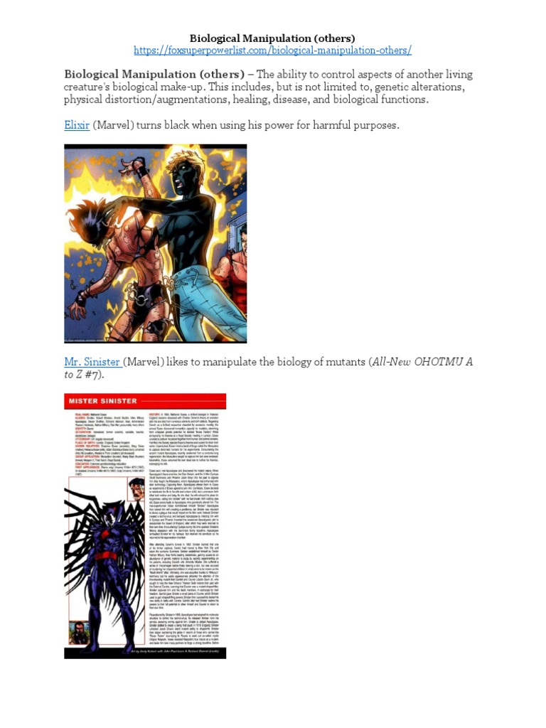 Biological Manipulation (Others) | PDF