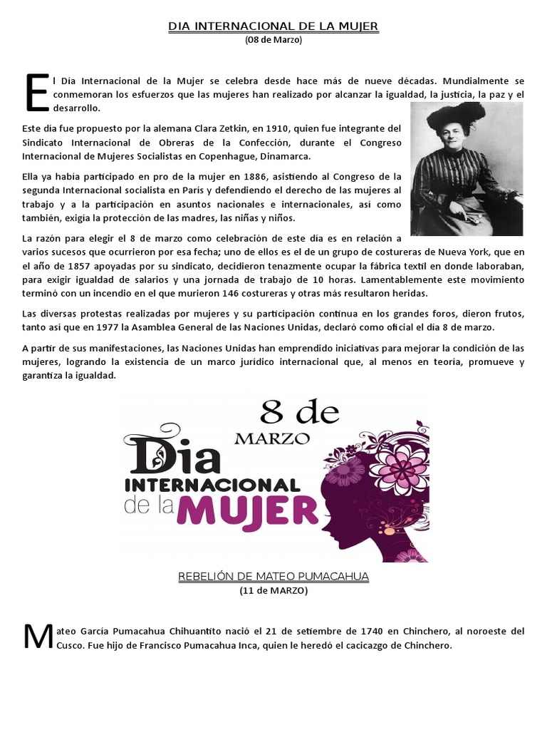 Fechas Cívicas Marzo | PDF | Agua | Mujer