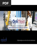 Présentation Optimaint | PDF | Logiciel | Informatique