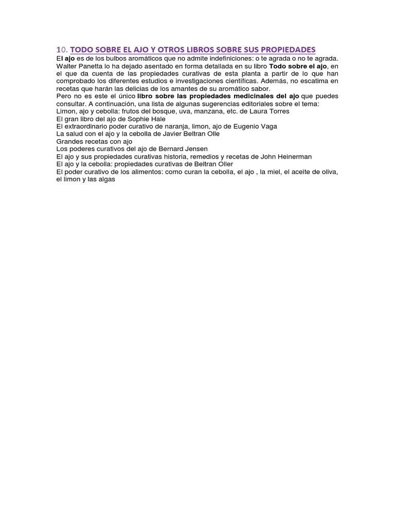 Ajo y Sus Libros | PDF