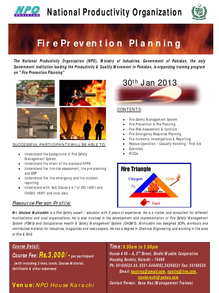 Fire Prevention Flyer - 1 | PDF | Fire Safety | Prevention