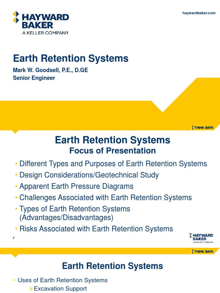 Earth Retention | PDF | Deep Foundation | Geotechnical Engineering