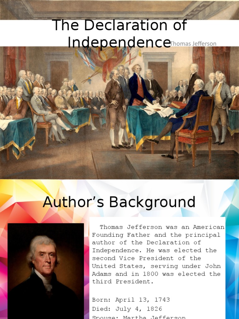 The Declaration of Independence | PDF | United States Declaration Of ...