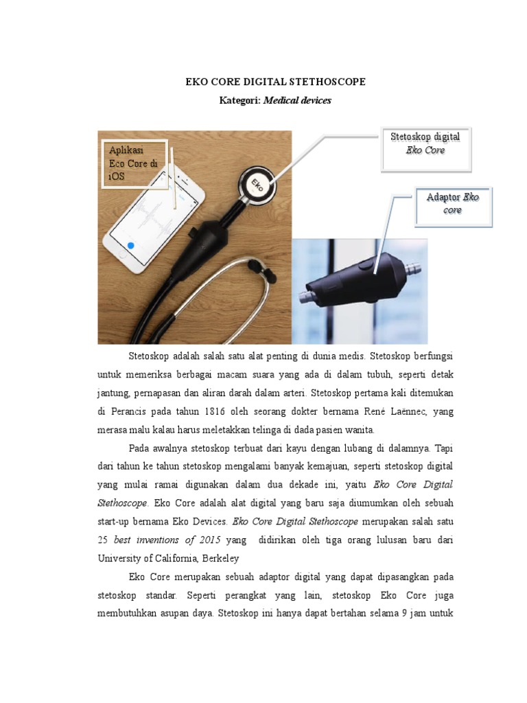 Eko Core Digital Stethoscope | PDF