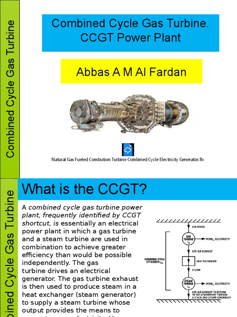 CCGT Combined Cycle Gas Turbine | PDF | Gas Turbine | Electrical Grid