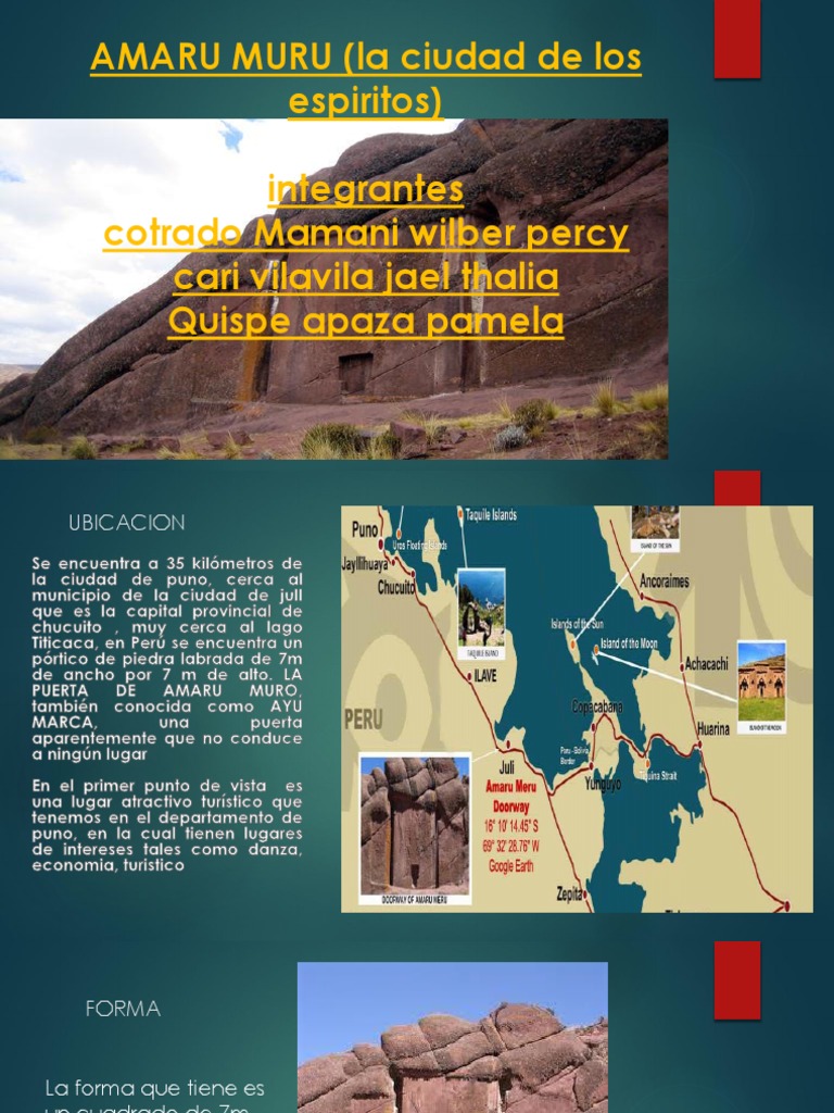 Puerta Amaru Muru: Misticismo y Leyendas | PDF | Naturaleza