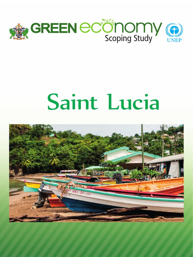 Final Green Economy Scoping Study For Saint Lucia PDF | PDF | Green ...