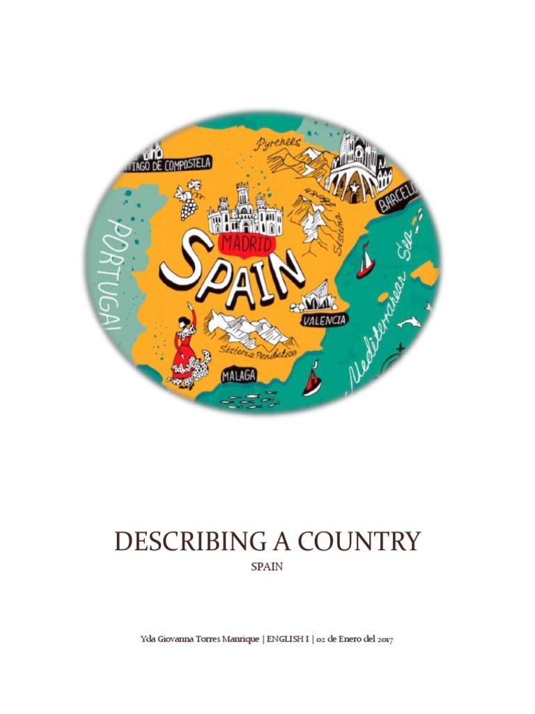 Example of Describing A Country 2017 | PDF | Spain | Languages Of Europe