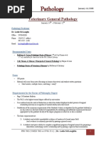 Course Outline - General Pathology | PDF | Pathology | Healing