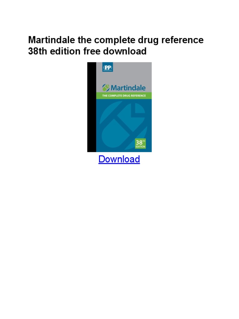 Martindale Drug Reference 38th Edition PDF | PDF | Pharmaceutical Drug ...