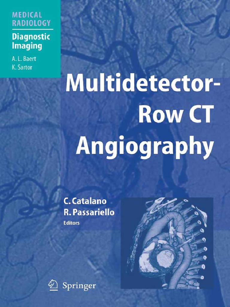 Multidetector-Row CT Angiography PDF | PDF | Angiography | Ct Scan