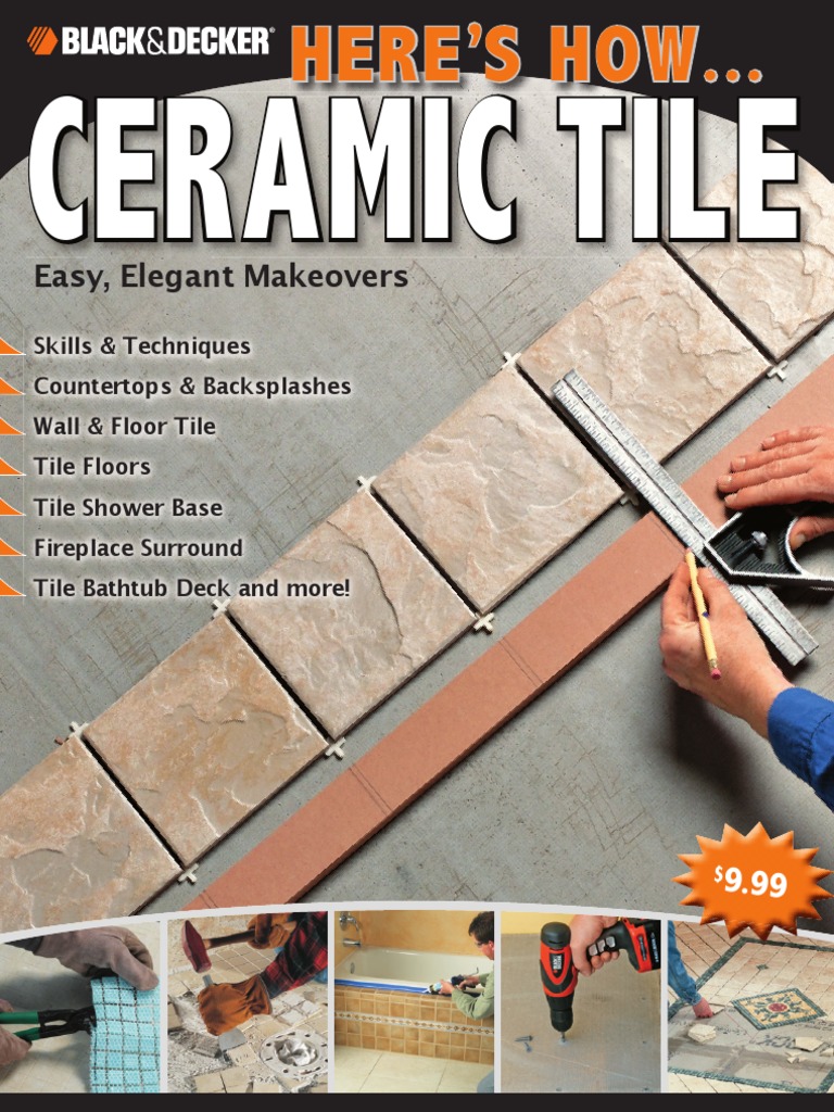 Here's How ... Ceramic Tile PDF | PDF | Drywall | Tile