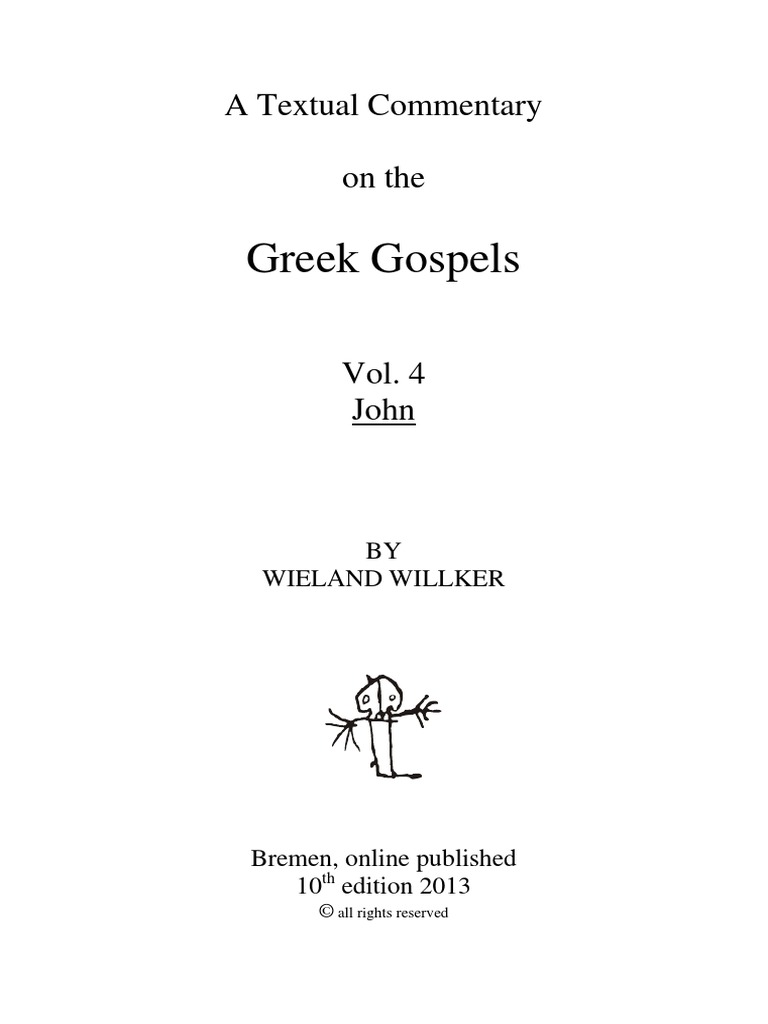 Textual Commentary - John PDF | PDF | Manuscript | Textual Criticism