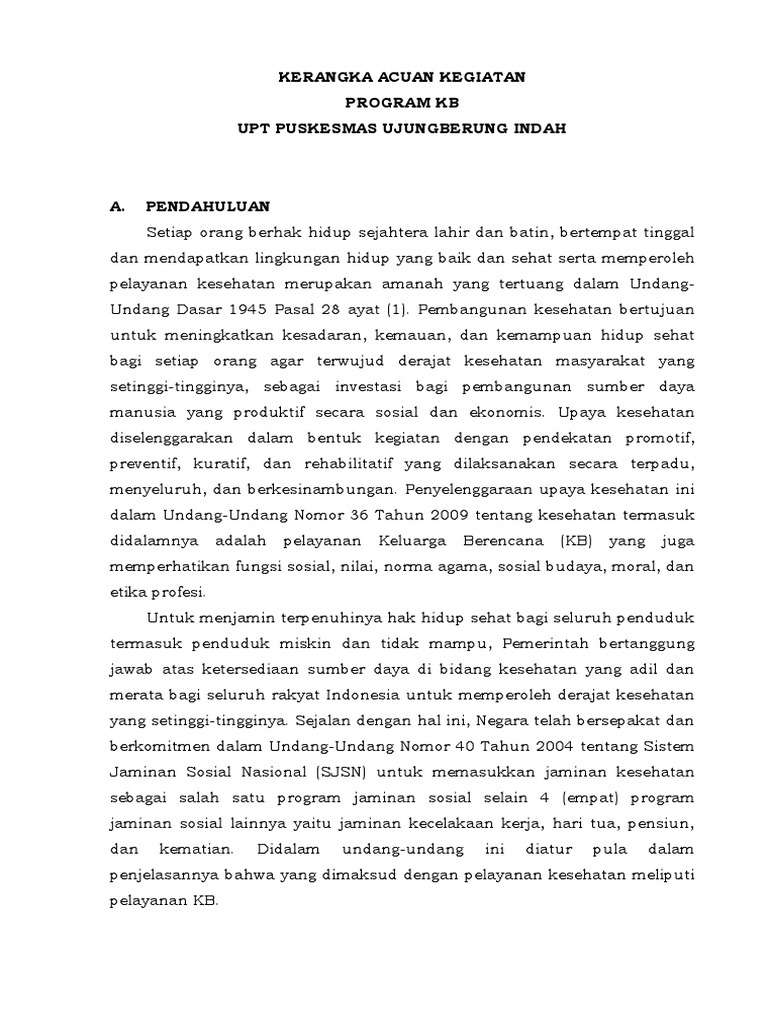 Kak KB | PDF | Kesehatan Holistik