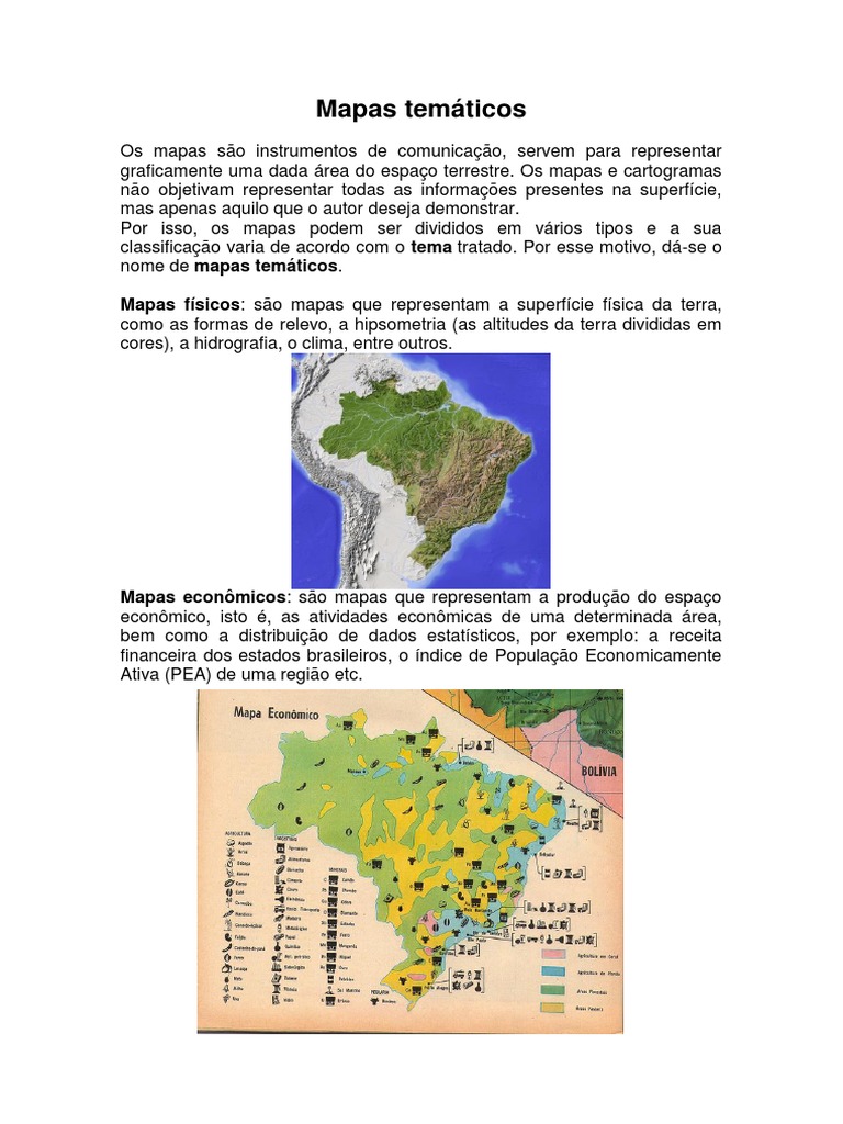 Tipos de Mapa Temáticos 14-11 | PDF