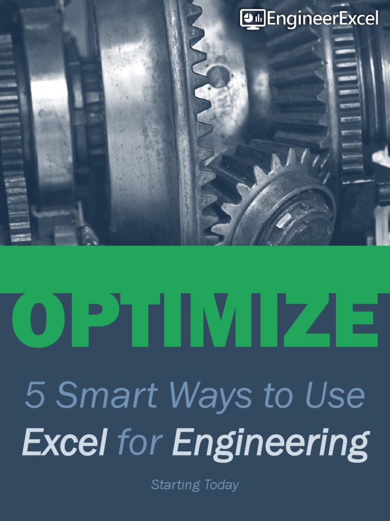 Excel For Engineering | PDF | Microsoft Excel | Spreadsheet