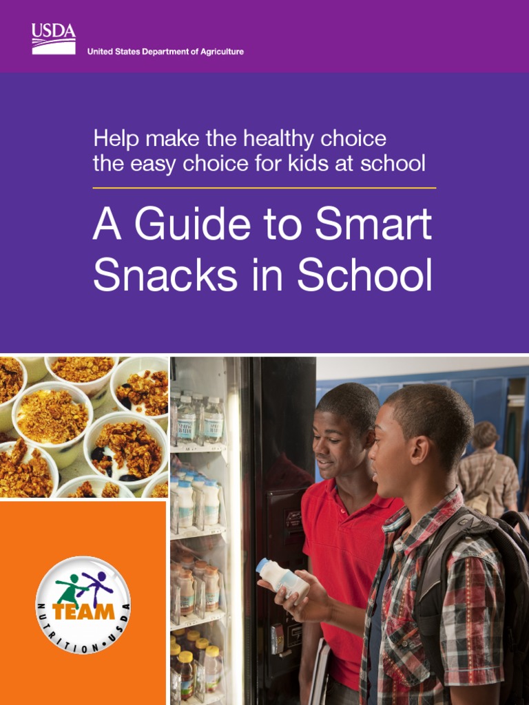 A Guide To Smart Snacks in Schools | PDF | Nutrition Facts Label ...
