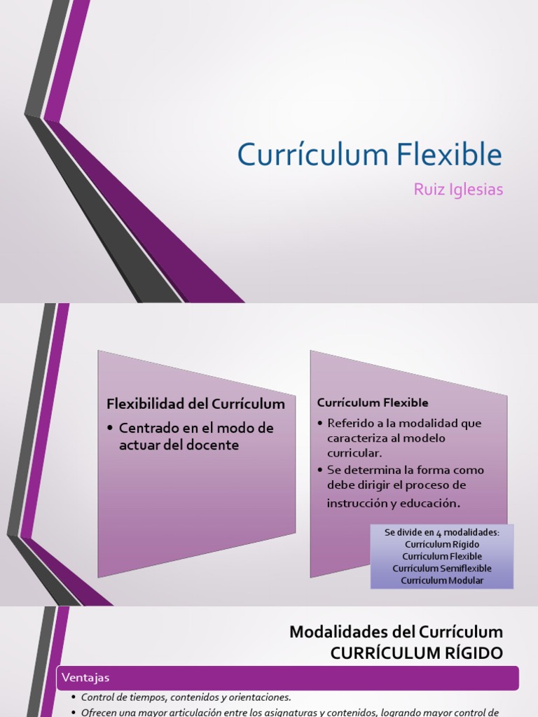 Curriculum Flexible | Plan de estudios | Epistemología