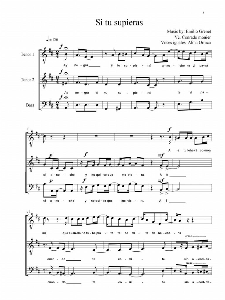 Si Tu Supieras | PDF