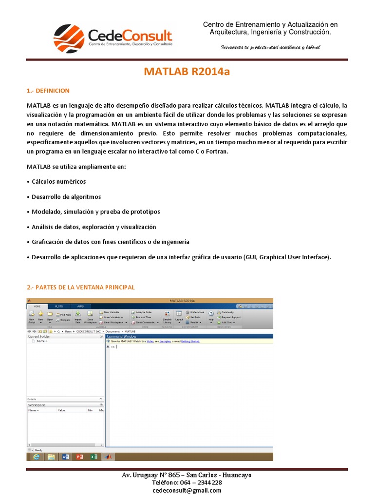 Introducción a MATLAB: Definición, Partes, Comandos Básicos, Variables ...