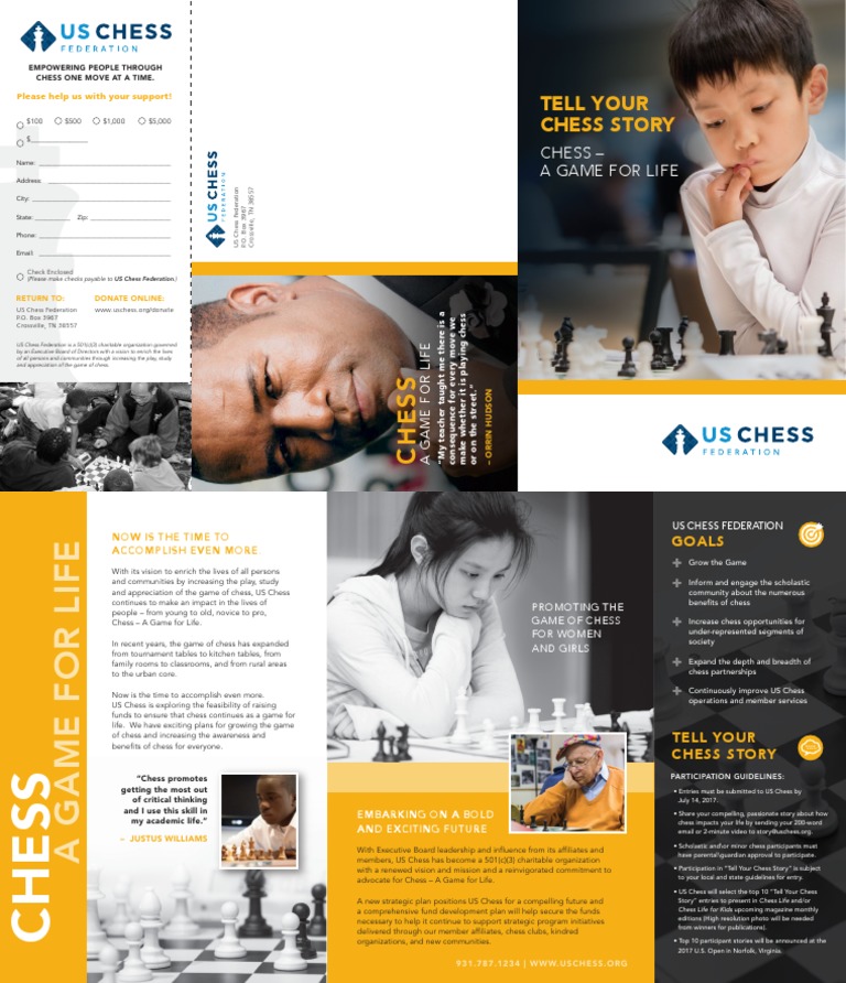 Us Chess Brochure | PDF | Chess | Further Education