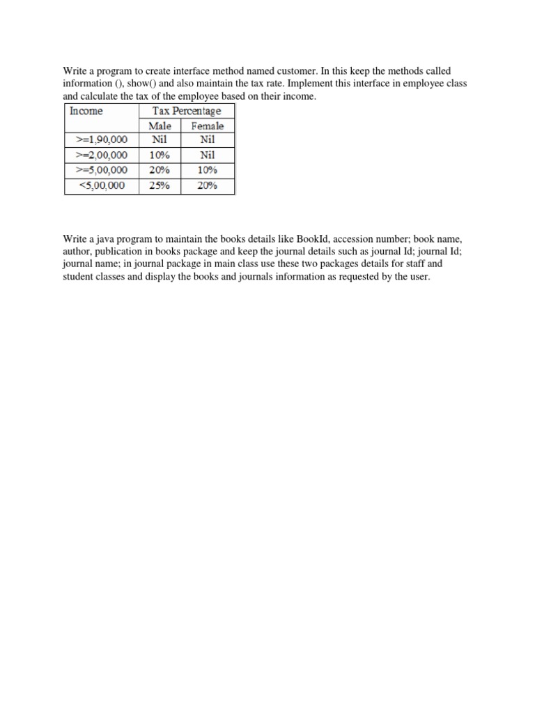 Scenario 1 Java Programs | PDF
