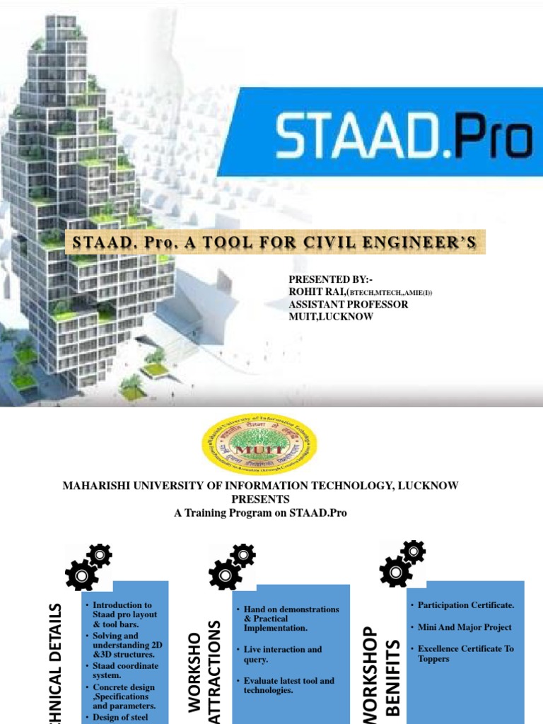 Staad Pro | PDF | Engineer | Engineering