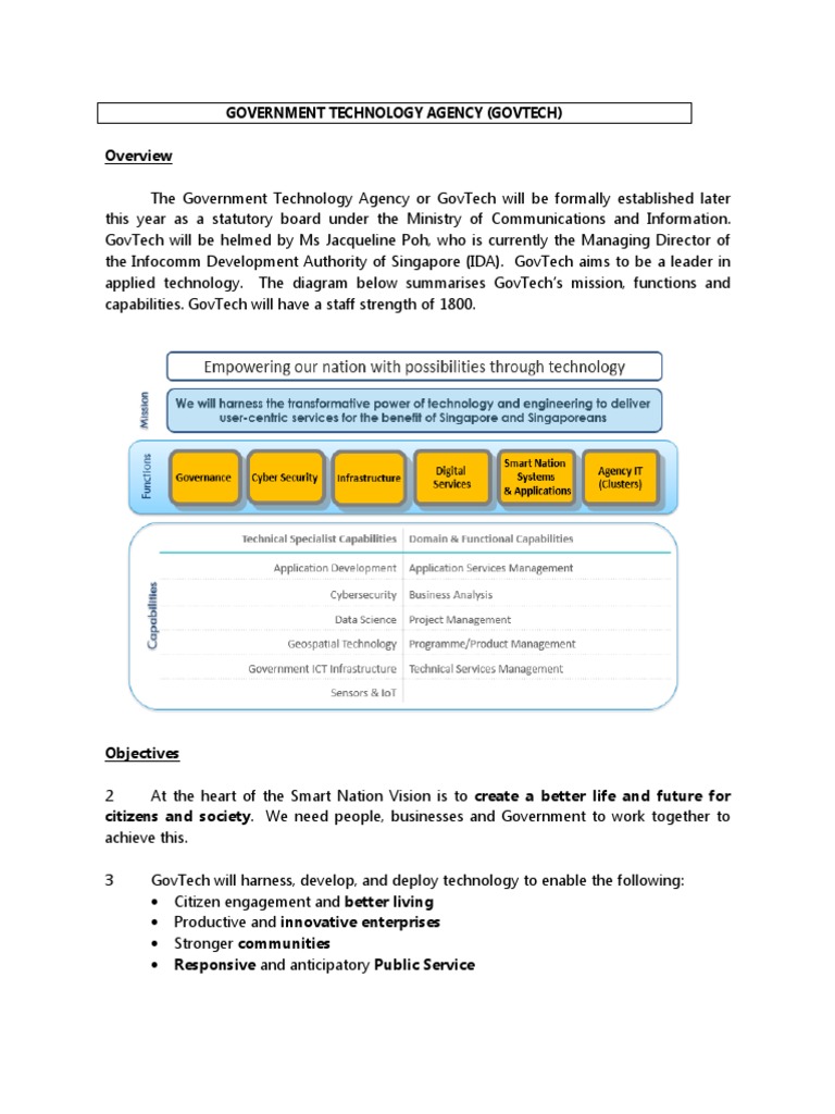 1 GovTech Factsheet 26 Apr | PDF | Internet Of Things | Computer Security
