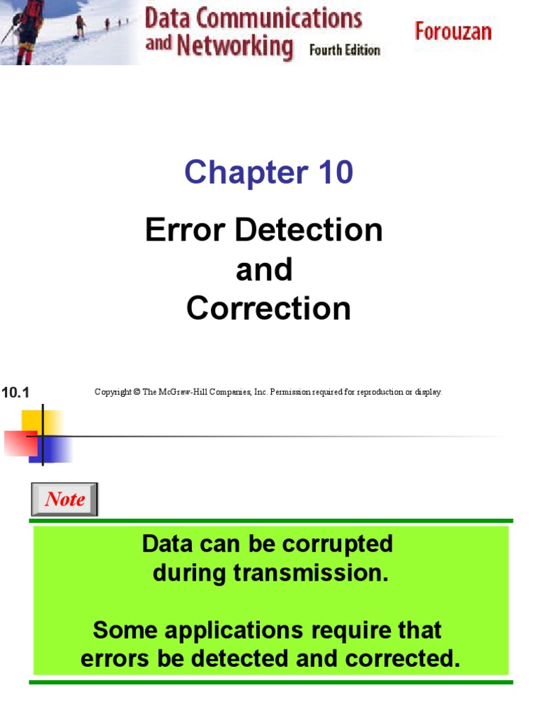 Eror Detection And Correction Pdf Forward Error Correction Error