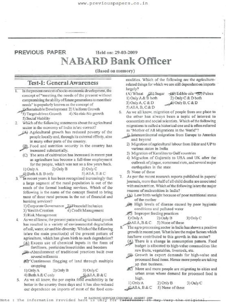 NABARD Grade A | PDF