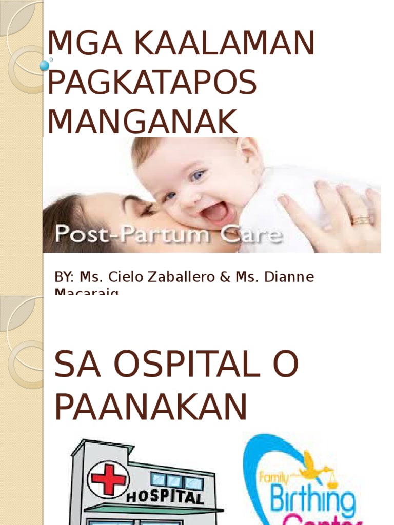 Mga Kaalaman Pagkatapos Manganak | PDF