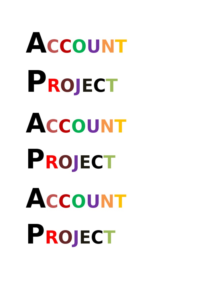 Account Project | PDF