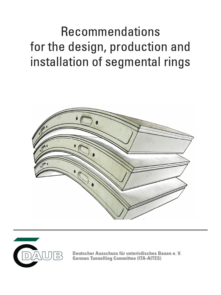 Recommendations for Segmental Ring Design | PDF | Tunnel | Concrete