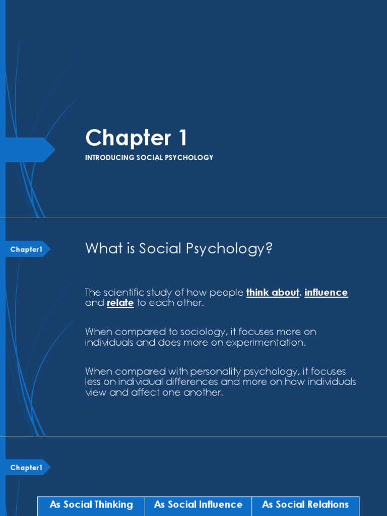 An Introduction To Social Psychology | PDF | Social Psychology ...