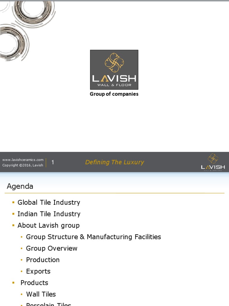 Lavish Group Presentation PDF | PDF | Industries | Business