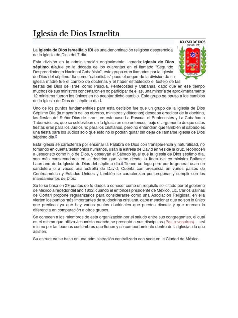 Doctrinas de Las Iglesias | PDF | Iglesia Adventista del Séptimo Día | Trinidad