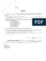 Form 2 - Sample Jurat | PDF | Affidavit | Notary Public