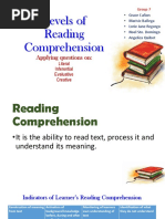 The Barrett Taxonomy of Reading Comprehension | PDF | Reading ...