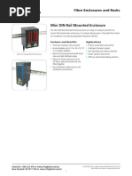 AFL Mini-DIN-Rail-Enclosure | PDF | Optical Fiber | Electrical Engineering