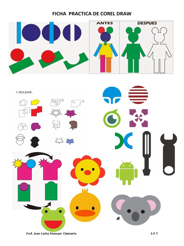 Corel Draw Practice Guide for Beginners | PDF