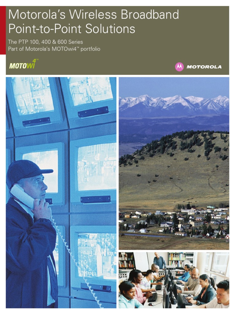 Motorola's Wireless Broadband Point-to-Point Solutions | PDF | Wi Fi ...